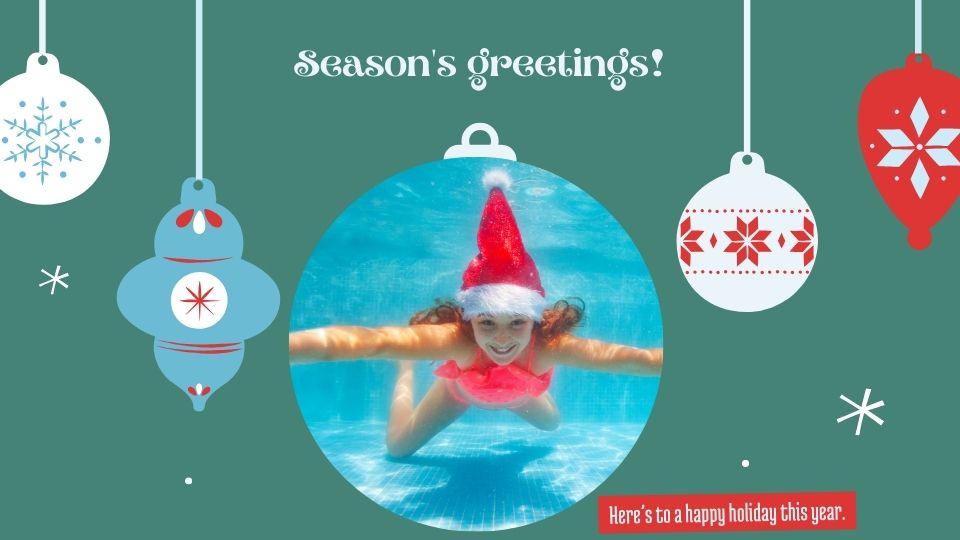 Blue Wave Swim School Wishes For Christmas and 2024 Holidays - Blue ...